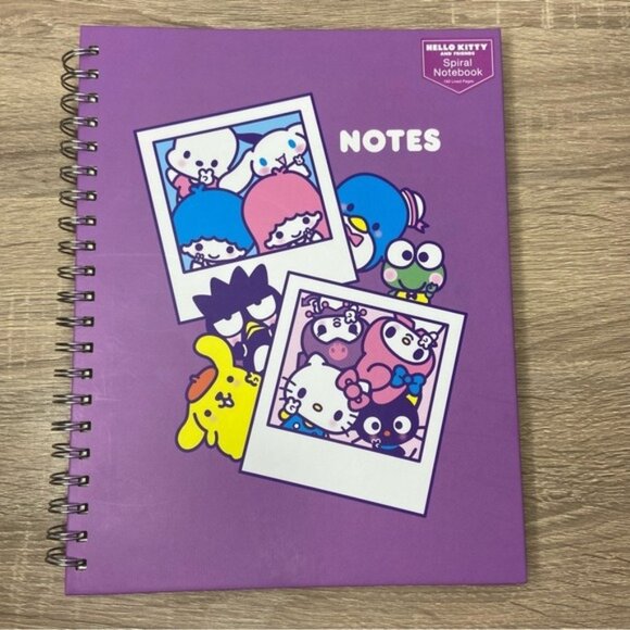 Sanrio | Office | Hello Kitty Friends Purple Spiral Notebook New | Poshmark